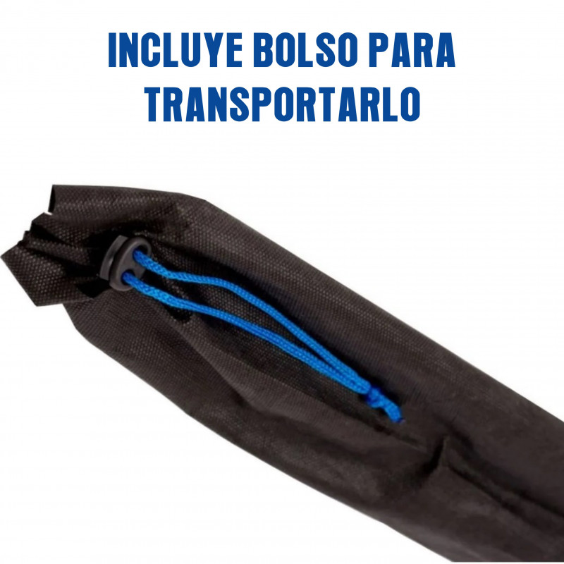 Estructura Portabanner 0.9x1.9 mts. DOBLE Tensor Modelo "ECO" Metálico