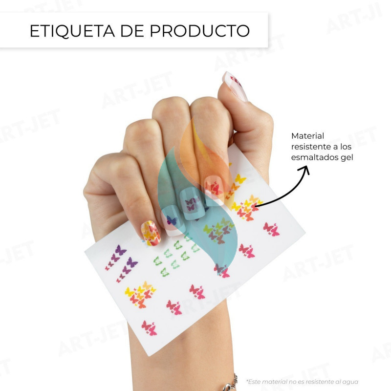 Vinilo Blanco Autoadhesivo A4 para impresoras Inkjet - Art-Jet