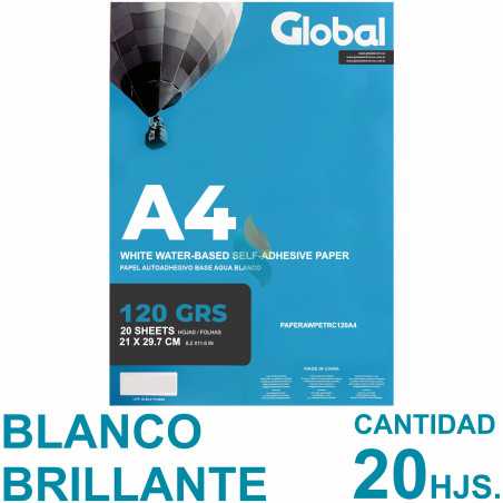 Vinilo Blanco Autoadhesivo A4 para impresoras Inkjet - Art-Jet